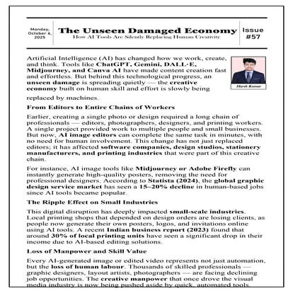 The Unseen Damaged Economy | How AI Tools Are Silently Replacing Human ...