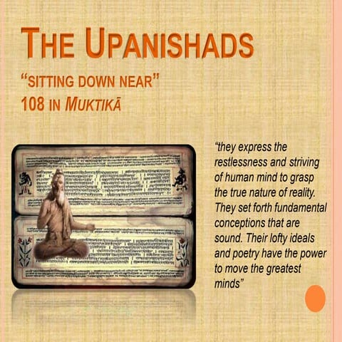 introduction to upanishads | PPTX