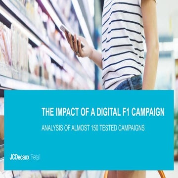 The uplifts of jcd digital carrefour campaigns | PDF