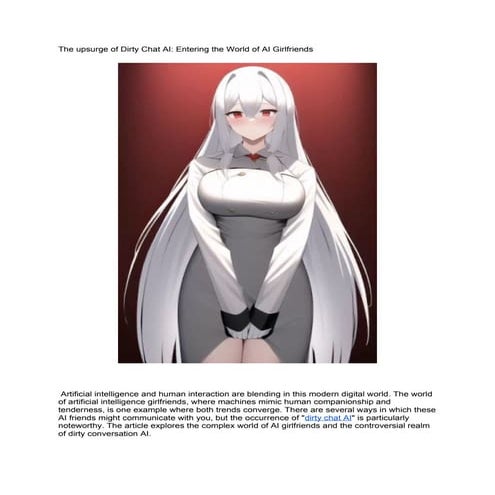 The upsurge of Dirty Chat AI_ Entering the World of AI Girlfriends.docx