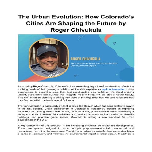 The Urban Evolution_ How Colorado’s Cities Are Shaping the Future by ...