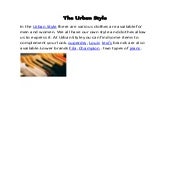 The Urban Style.docx
