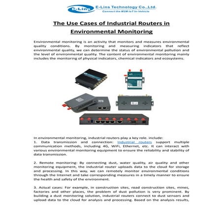 The Use Cases of Industrial Routers in Environmental Monitoring.pdf