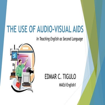 The use of audio visual aids | PPTX