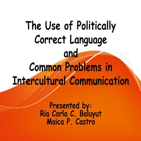 The use of politically correct language | PPT