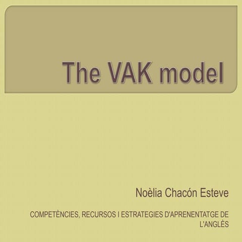 The vak model | PPT
