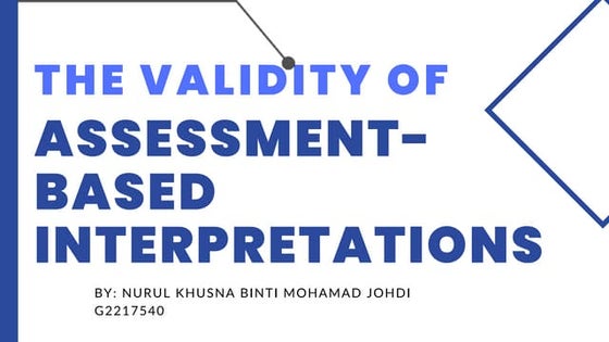 Validity and its types | PPTX | Educational Assessment | Education