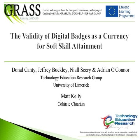 The Validity of Digital Badges as a Currency for Soft Skill Attainment ...