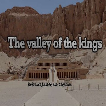 The valley of the kings. | PPTX