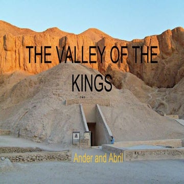 The valley of the kings | PPTX