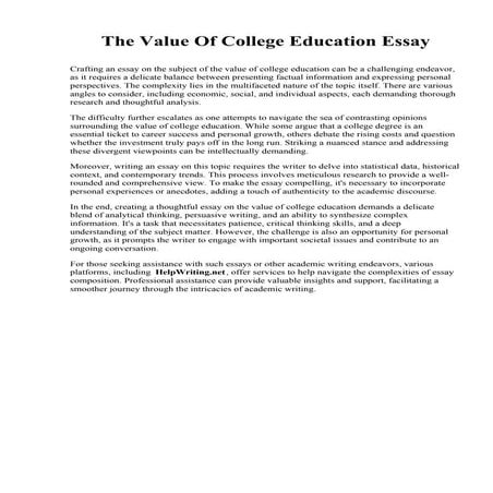 Essay Value Of Education.pdf