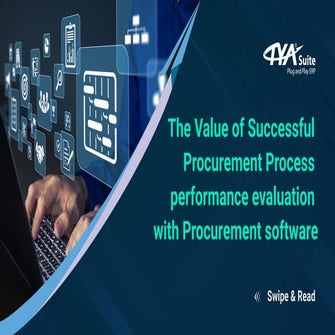 The Value of Successful Procurement Process performance evaluation with ...