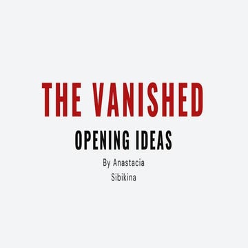 The Vanished(script).pdf