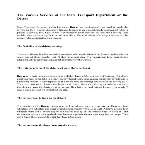 Detran | DOCX
