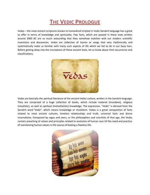 The vedas | PPTX