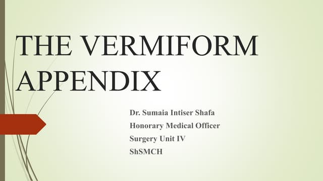 Appendix | PPT