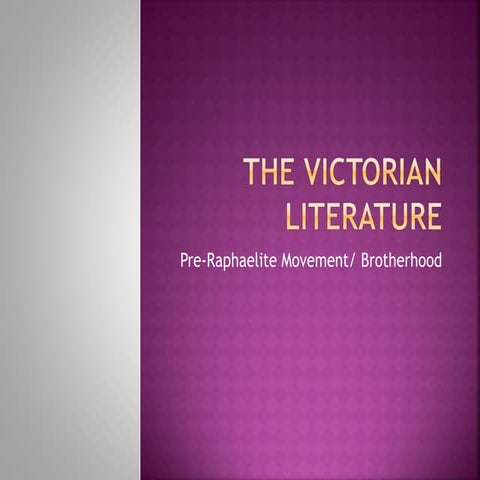The victorian literature | PPTX