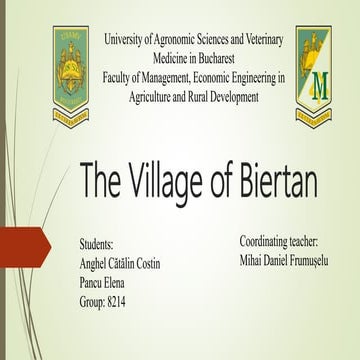 The village of biertan | PPT