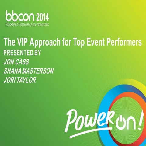 The VIP Approach to Top Event Performers | PPT