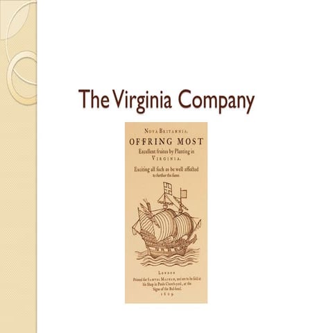 The Virginia Company | PPT | Free Download