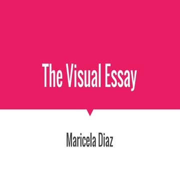 The Visual Essay | PDF
