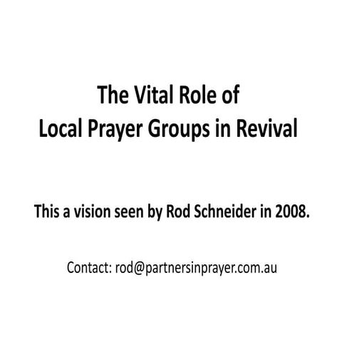 The Revival of God's Church | PPTX