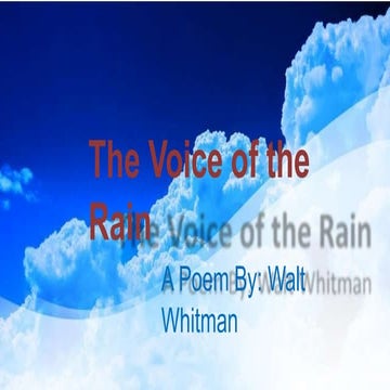 The Voice of Rain.pptx