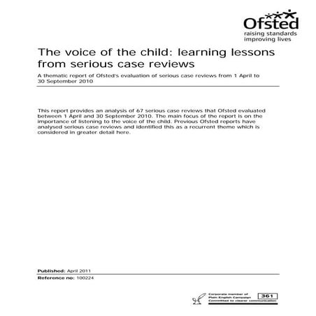 The Voice Of The Child | PDF