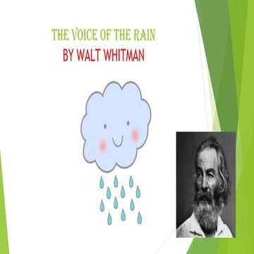 The Voice Of Rain Class - '11th' | PDF