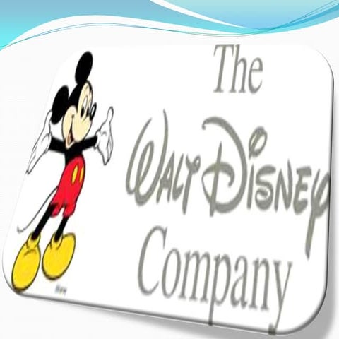 The walt disney company | PDF