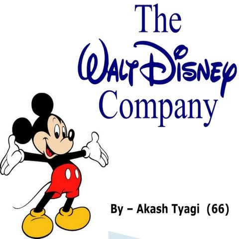 Strategic Management: Walt Disney Case Study | PPTX