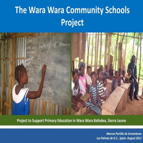 The wara wara community schools project english a | PDF