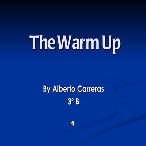 The warm up | PPT