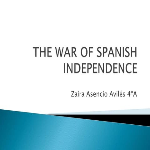 The war of spanish independence | PPTX