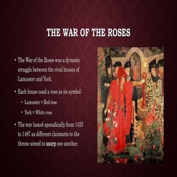 The War of the Roses and extended etc.ppt