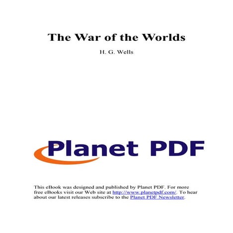 Hg wells the war of the worlds | PPT