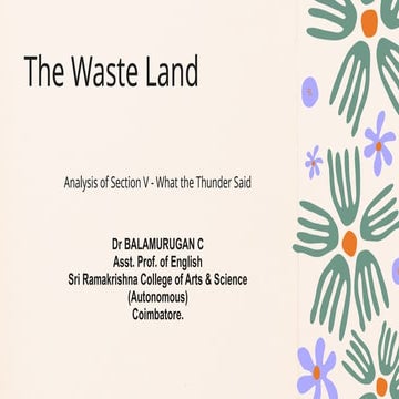 The Waste Land-Section-V-What the Thunder Said.pptx