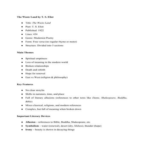 The Waste Land by Thomas Stearns Eliot.docx
