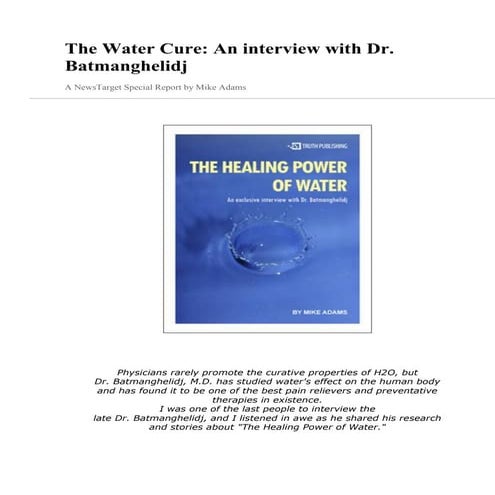 The Water Cure Interview | PDF