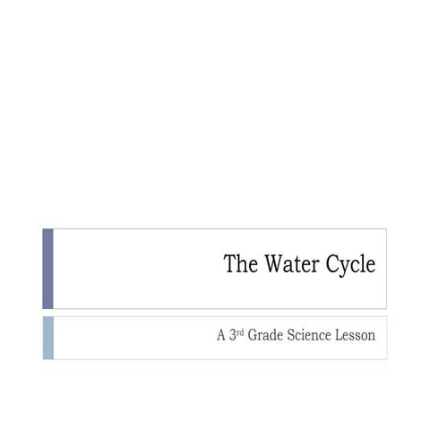 The Water Cycle | PPT