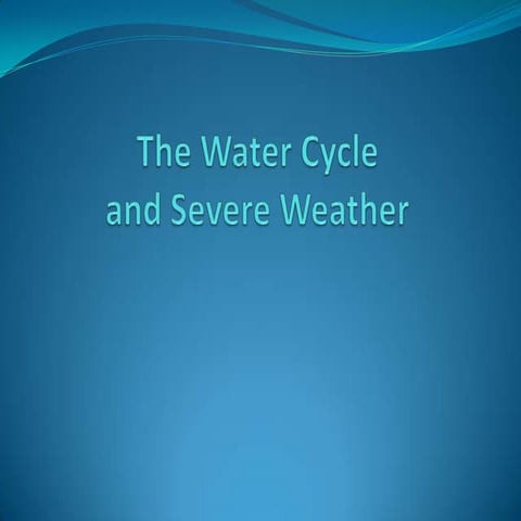 The Water Cycle | PPTX
