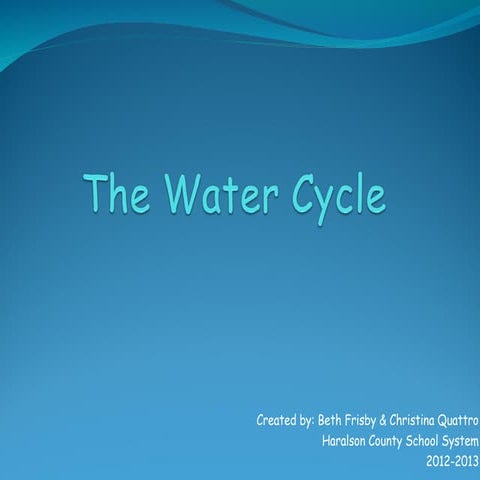 The Water Cycle-.ppt BNBNBNBNBBNBVBVHVHH | PPT