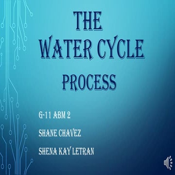 The water cycle_process_2.0[1] | PPT