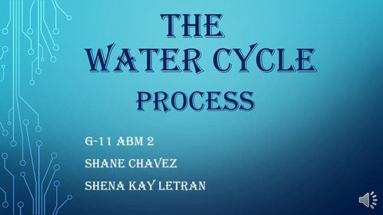 The water cycle | PPT