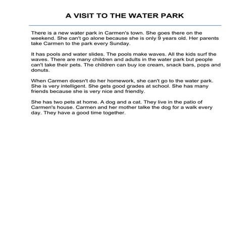 The water park | PDF