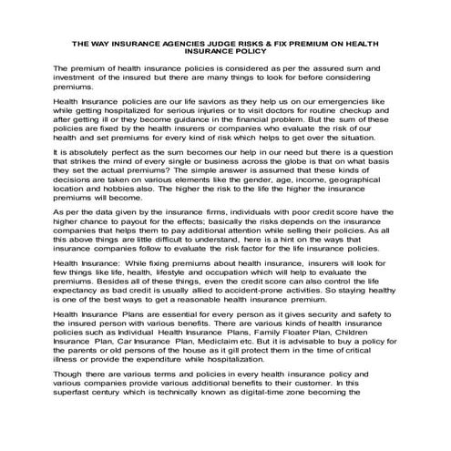 Health insurance literacy | PPTX