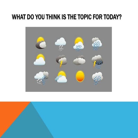 The weather powerpoint presentation | PPTX