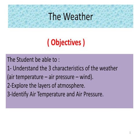 The weather g3 | PPTX
