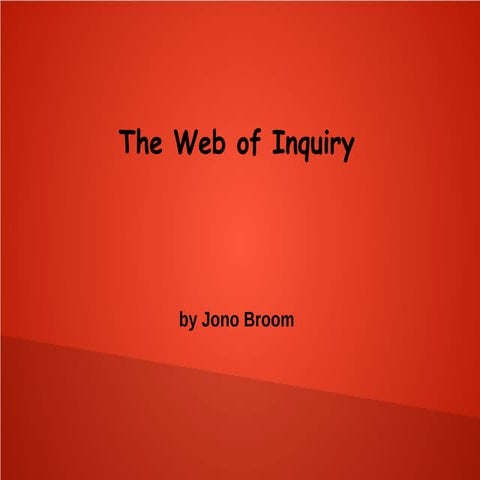 The Web of Inquiry | PPT