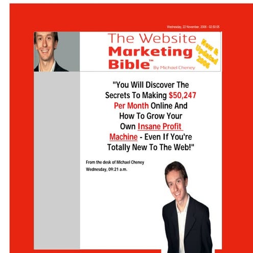 The website marketing bible one of the best internet marketing strategy ...